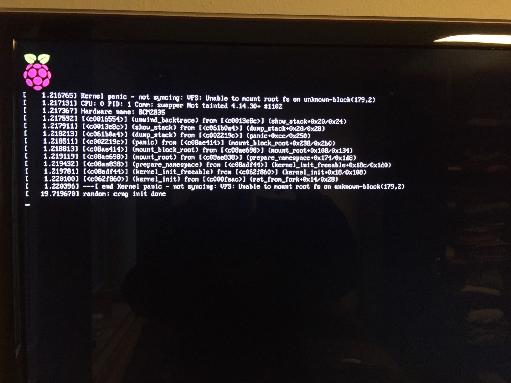 random: crng init done I NEED HELP PLS - RetroPie Forum